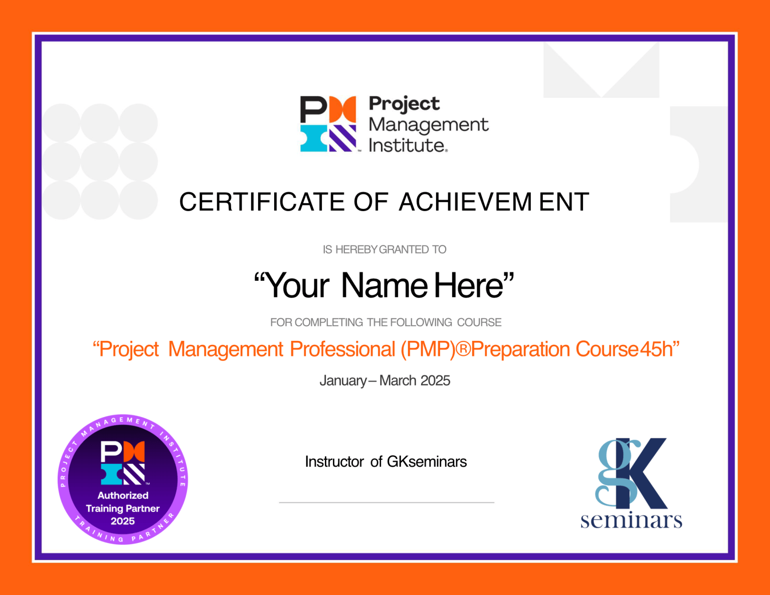 Πρόγραμμα προετοιμασίας Project Management Professional (PMP) από την ...